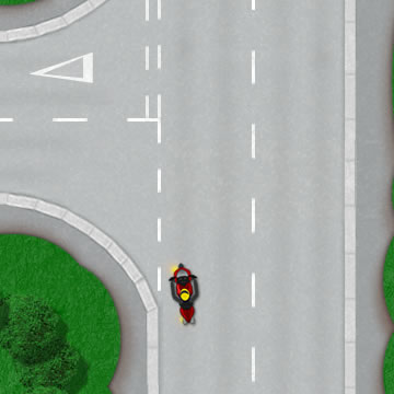 Motorcycle Road Positioning – Motorcycle Test Tips