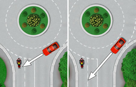 When to go at a Roundabout - Motorcycle Test Tips